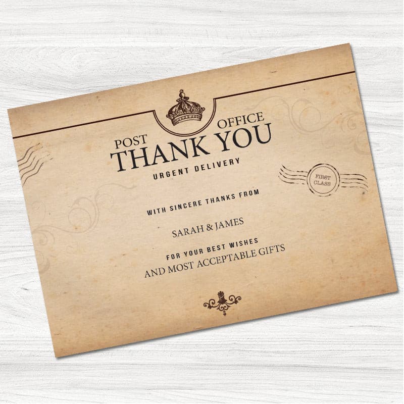 Telegram Thank You Card | Wedding Invites
